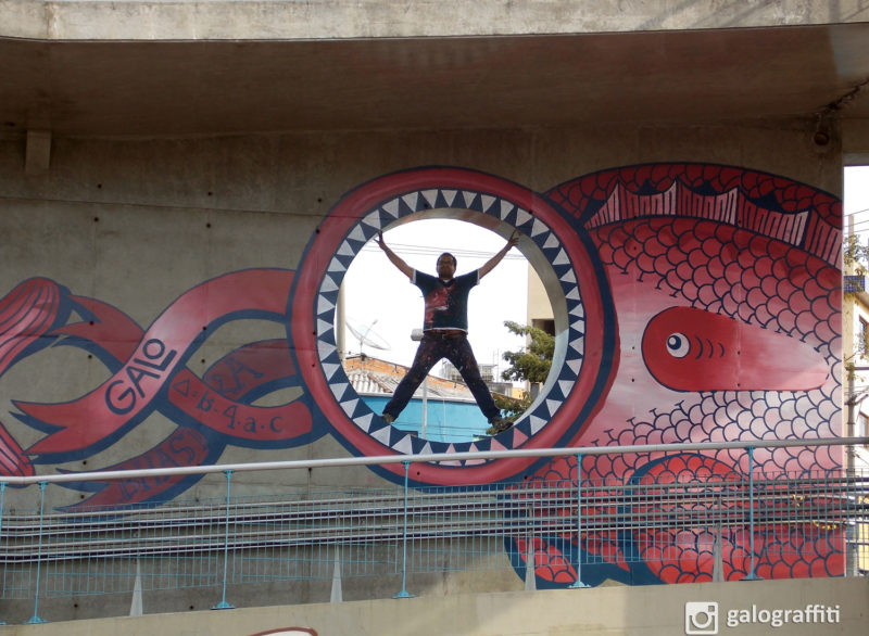 Conheça o artista “Galo” e seus graffitis surreaisArtista Galo e seus ...