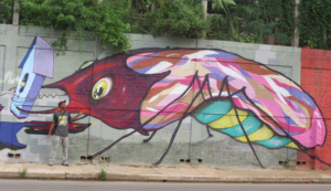 Artista “Feik” e seus personagens lúdicosArtista "Feik" e seus grafites ...