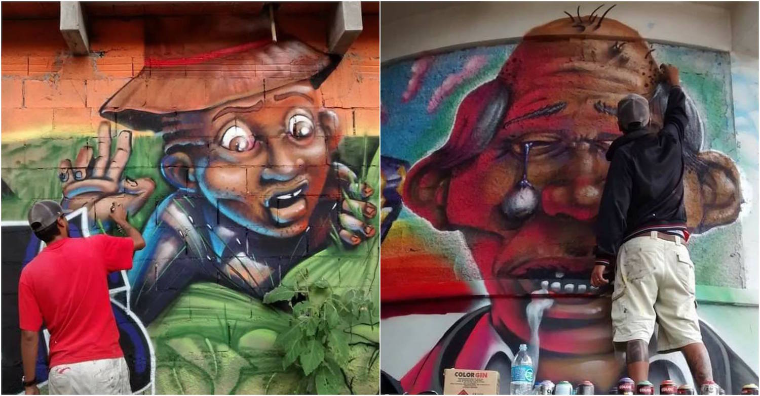 Conheça o artista “JOKS Johnes” e seus graffitisArtista JOKS Johnes e ...