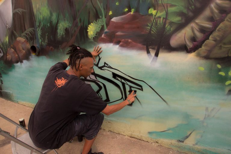 Graffiti em 3D? Ed-Mun mostra como se fazArte Sem Fronteiras