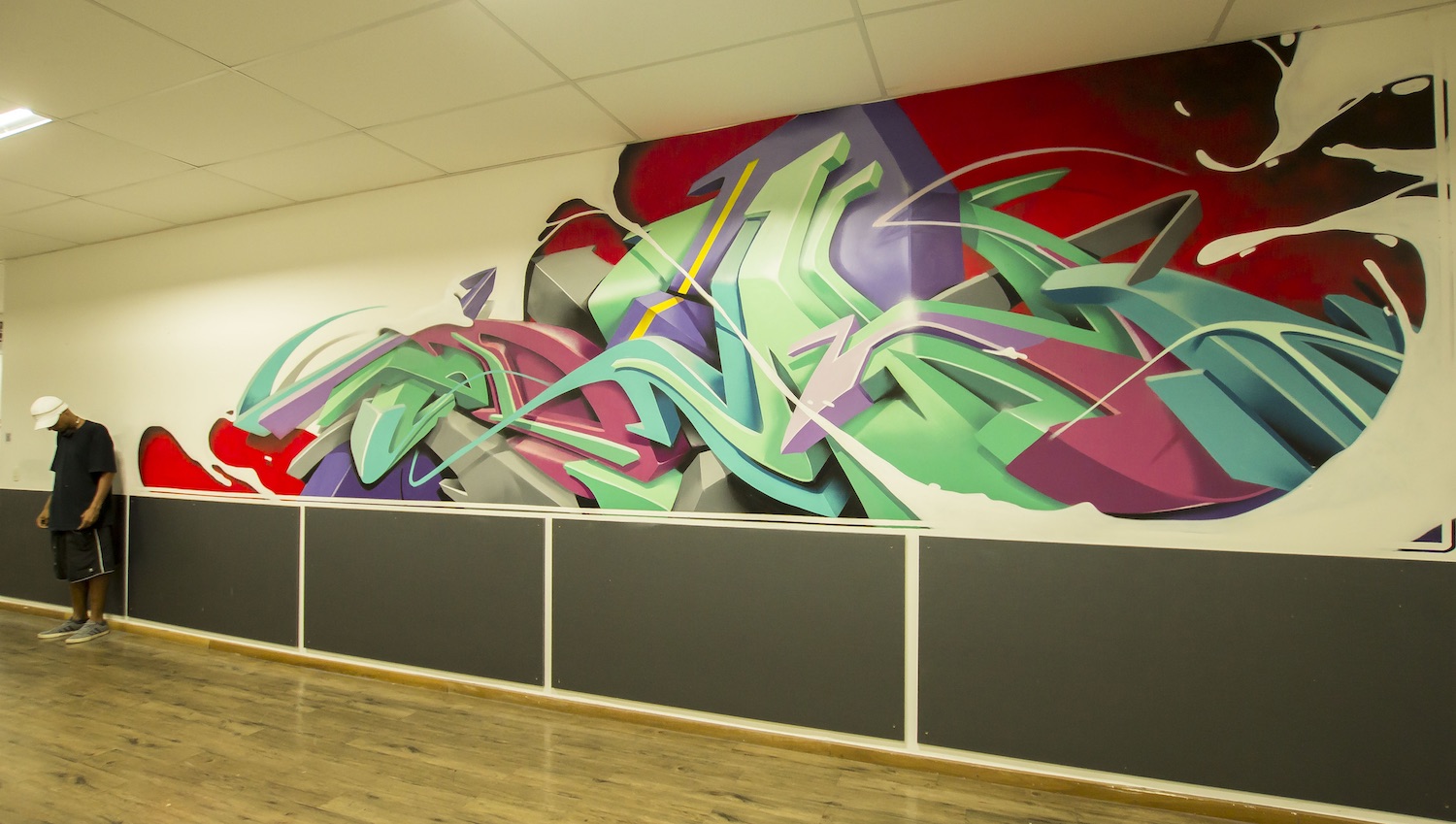 Graffiti em 3D? Ed-Mun mostra como se fazArte Sem Fronteiras