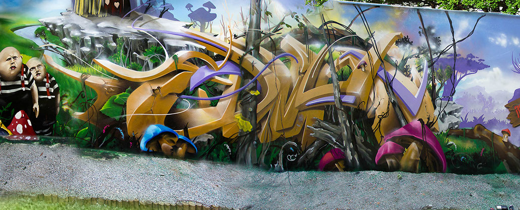 Graffiti em 3D? Ed-Mun mostra como se fazArte Sem Fronteiras