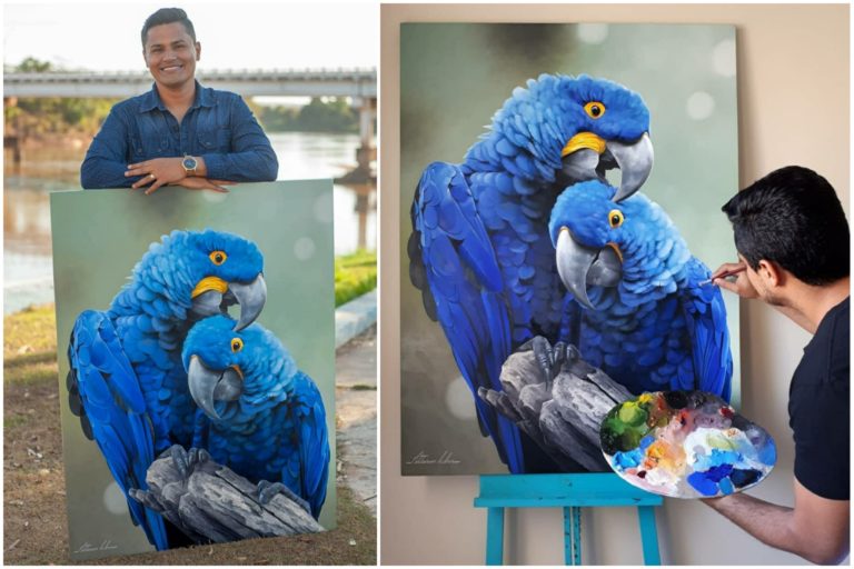Conheça o pintor Petterson SilvaArtista Petterson Silva e suas pinturas ...